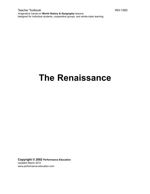 The Renaissance - Series Review