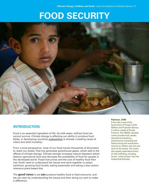 Food Security - UNICEF Canada