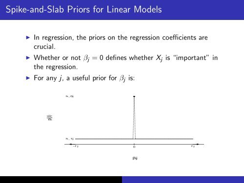 Spike-and-Slab Priors for Linear Models
