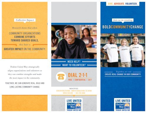 2013 Campaign Brochure - Trident United Way