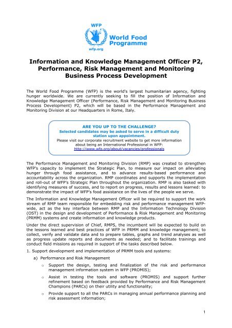 Description - United Nations World Food Programme