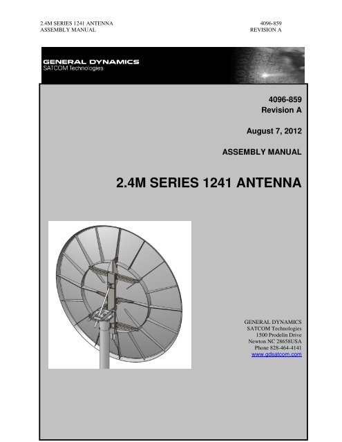 4096-859 - General Dynamics SATCOM Technologies