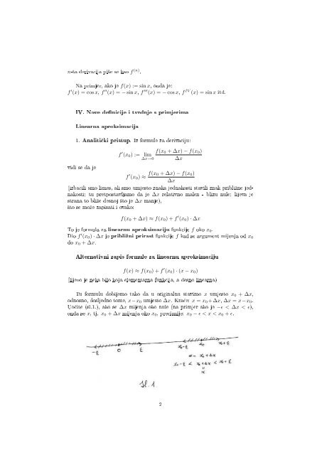 Lekcije iz Matematike 1.