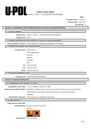 SAFETY DATA SHEET - U-Pol