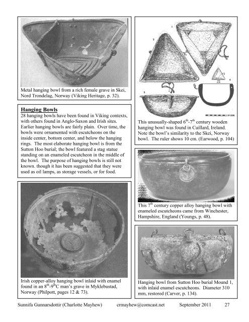 Hanging Bowl Sutton Hoo