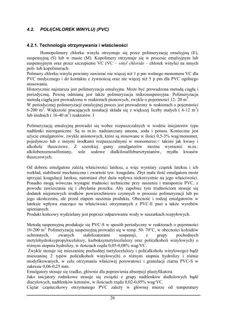 4.2. POLI(CHLOREK WINYLU)
