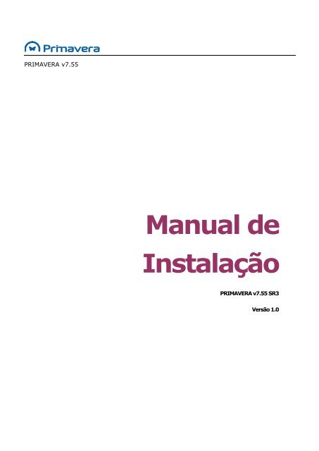 Manual de Instalação
