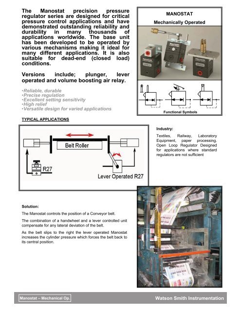 Manostat_Mechanically_Op_Datasheet - Coulton Instrumentation