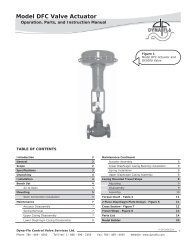 Model 360 Control Valves - dyna-flo control valves