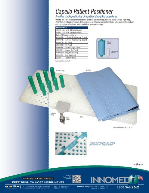 Download Product Brochure (PDF) - Innomed, Inc.