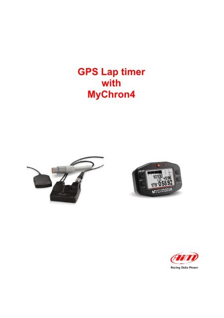 GPS Lap timer with MyChron4 - AiM Sports | MyChron