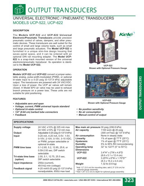 Kele Controls Catalog