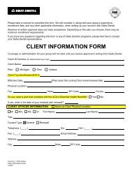 Client Information Form (CIF) - Intertek
