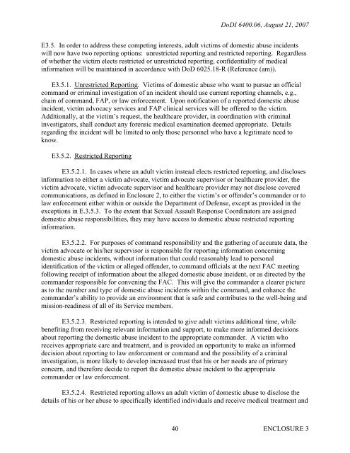 DoDI 6400.06