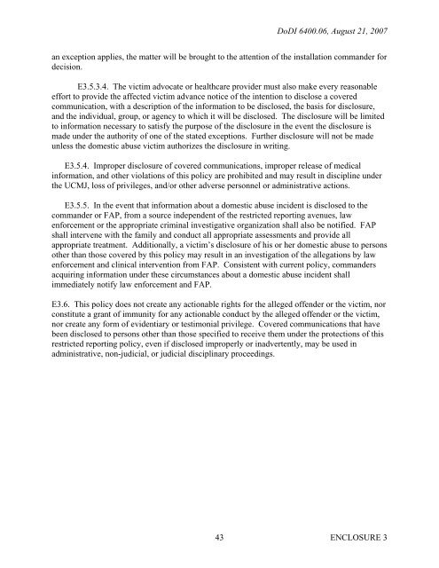 DoDI 6400.06