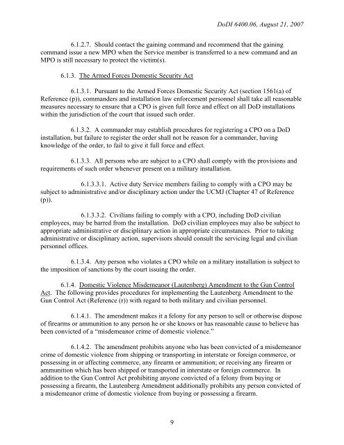 DoDI 6400.06