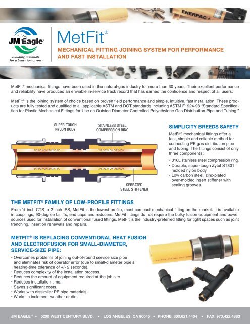 MetFit Tools Pricelist - JM Eagle