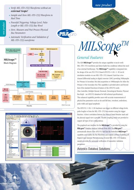 MIL-STD-1553 Bus Coupling - MB Electronique