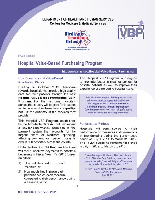 Hospital Value-Based Purchasing Program