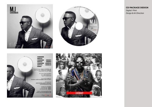 CD PACKAGE DESIGN Digital / Print Design & Art Direction