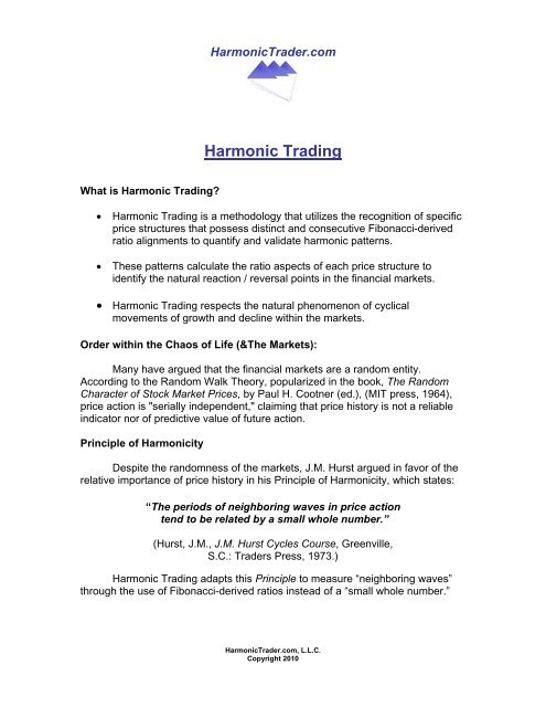 Harmonic Trading