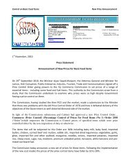 List of Basic Food Items Under Price Control - The Commerce ...