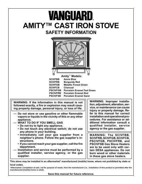 AMITY™ CAST IRON STOVE - Desa