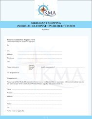 Application for a Kenyan Seafarer's Record Book - KMA