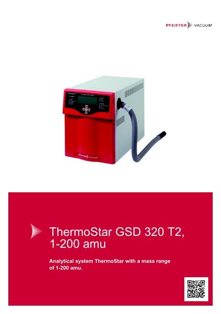 ThermoStar GSD 320 T2, 1-200 amu