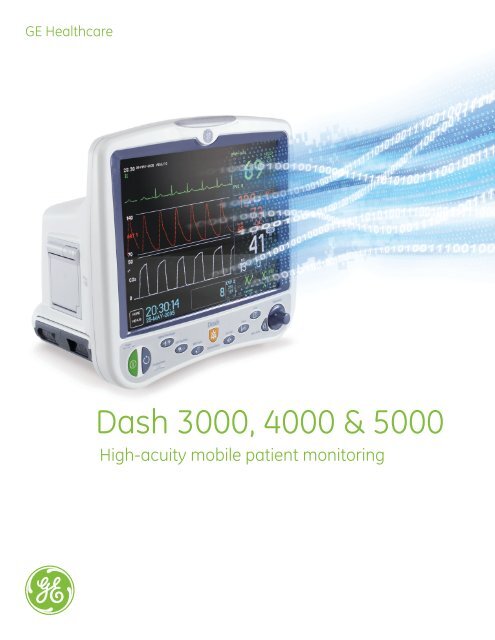 Dash Family Patient Monitor Brochure - GE Healthcare