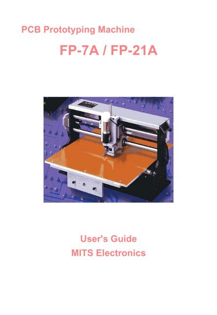PCB Prototyping Machine - Mits