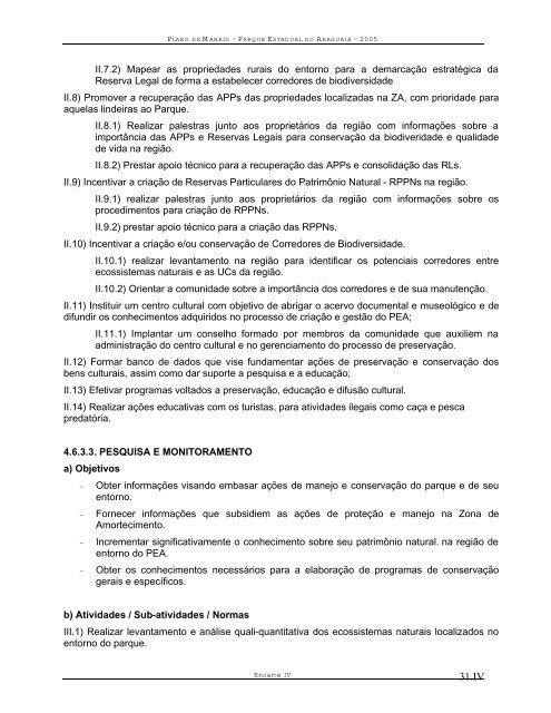 Plano De Manejo Parque