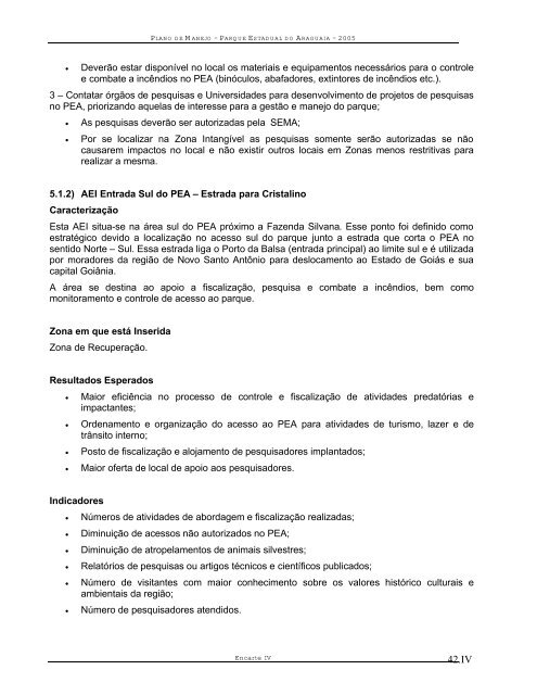 Plano De Manejo Parque