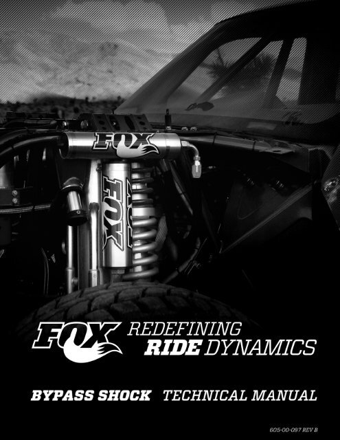 bypass shock technical manual - Fox