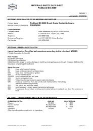 TECHNICAL DATA SHEET Prosil 40 ... - Admil Adhesives