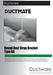 Ductmate Rectangular Duct Connector System - Ductware