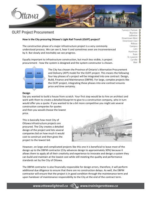 OLRT Project Procurement