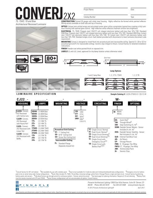 CJ22 - Pinnacle Architectural Lighting