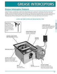 Manual and Semi-Automatic Grease Interceptor - Josam