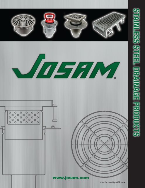 STAINLESS STEEL DRAINAGE PRODUCTS - Josam