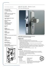 ABLOY EL560 â Electromechanical Lock (72 mm Distance) - nolimal.si