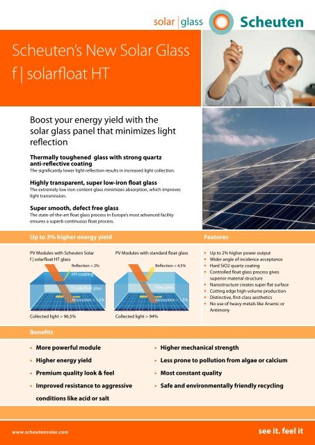 Scheuten's New Solar Glass f | solarfloat HT - Intelligent Wonen