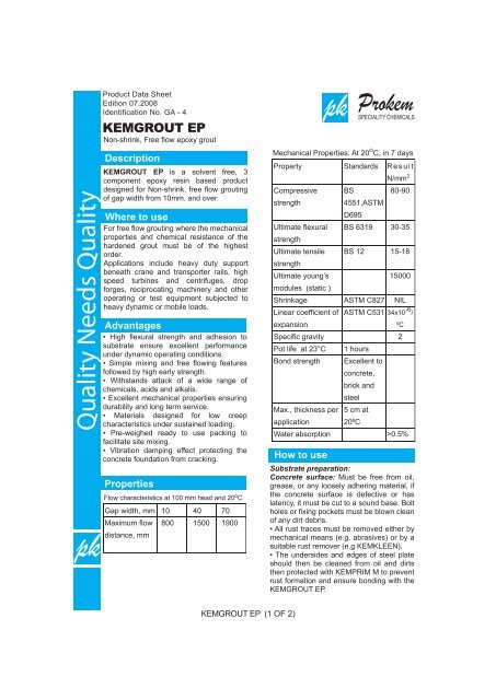 4 KEMGROUT EP 1 - Prokem