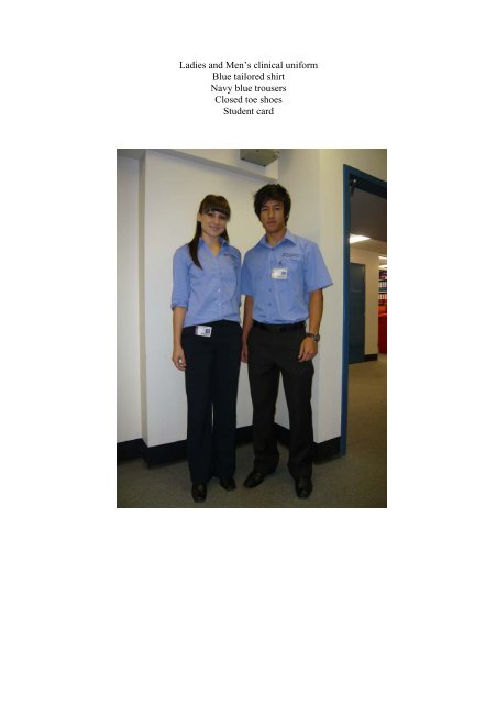 CLINICAL UNIFORM Students