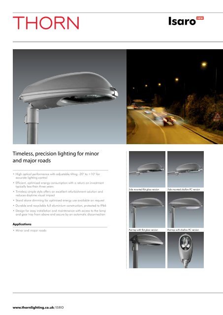 Product Brochure - Thorn Lighting