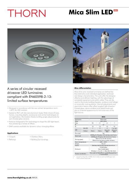 Mica Slim LED - Thorn Lighting