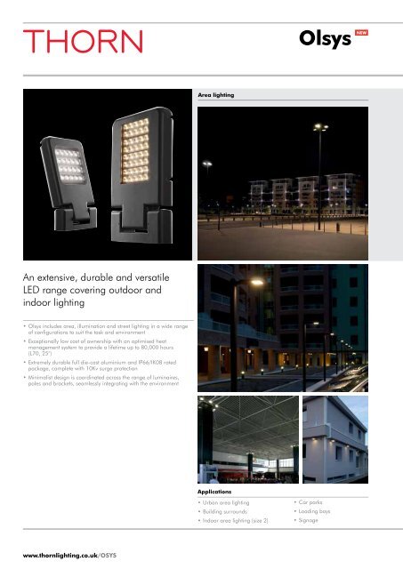 Product Brochure - Thorn Lighting