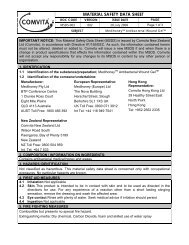 MATERIAL SAFETY DATA SHEET - Briggate Medical Company