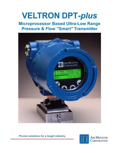 VELTRON DPT-plus - Air Monitor Corporation