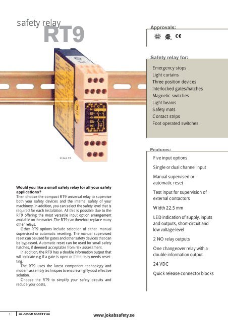 safety relay - Control Plus Australia